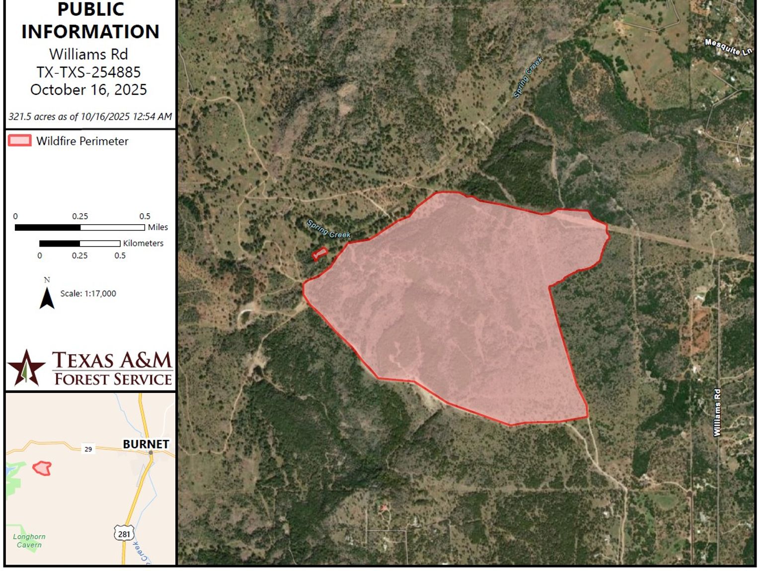 Fire Crews Strengthen Containment on Williams Road Fire